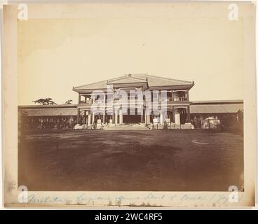 Osaka Military Hospital, anonymous, Japan, c. 1865 - c. 1875, paper ...