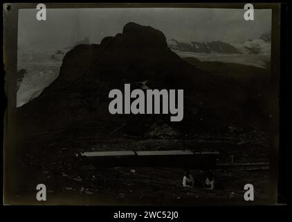 Film negative with recording of Zermatt, Anonymous, 1921 photograph ...