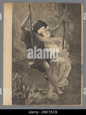 Springtime 1873 Pierre-Auguste Cot French This flirtatious duo in ...