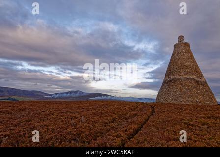 Pyramid shaped monument built of stones Stock Photo - Alamy