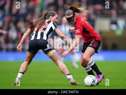 Newcastle United's Elysia Boddy during the Adobe Women's FA Cup fourth ...
