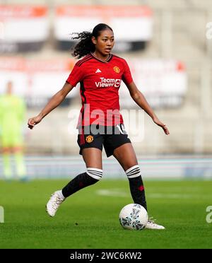 Manchester United's Jayde Riviere during the Barclays Women's Super ...