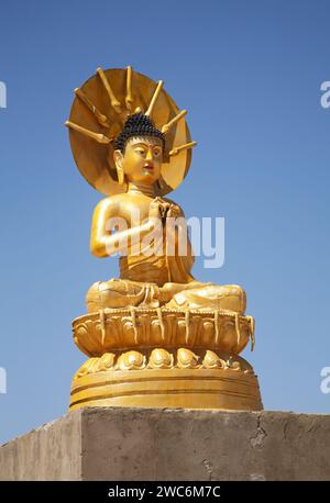 Khamar Khiid Monastery in Gobi desert near Sainshand. Mongolia Stock ...