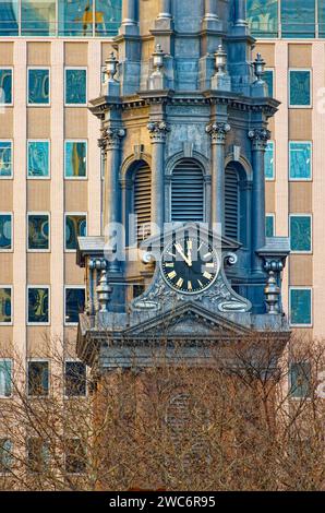 The octagonal spire of St. Paul’s Chapel was completed in 1796, 30 ...
