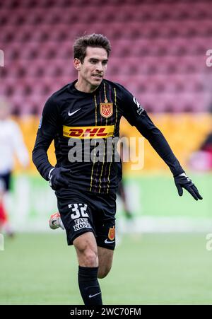 Farum, Denmark. 13th, January 2024. Conrad Harder (40) of FC ...