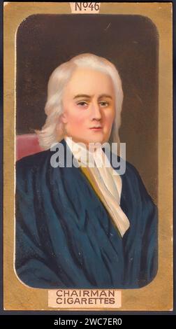 Sir Isaac Newton - Vintage Cigarette Card Stock Photo - Alamy