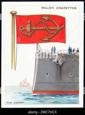 The Anchor - Vintage Cigarette Card Illustration Stock Photo - Alamy