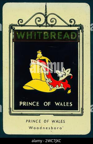The Prince of Wales - Vintage Whitbread Inn Signs Illustration Stock ...