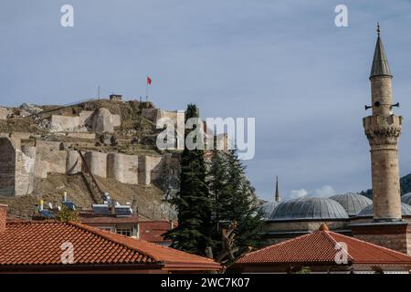 Tokat Castle, is an ancient citadel with 28 towers built on top of a ...