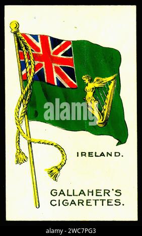 The Allies Flags - Vintage Cigarette Card Illustration Stock Photo - Alamy