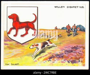 The Talbot - Vintage Cigarette Card Illustration Stock Photo - Alamy