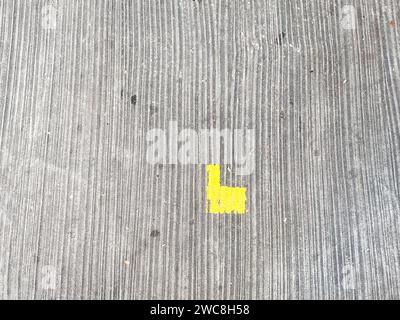A dirty and messy concrete background, adding a touch of authenticity ...