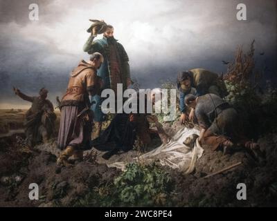 The Discovery of the Corpse of King Louis II 1860 by Bertalan Székely ...