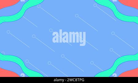 CG of cyan background for title movie Stock Photo - Alamy