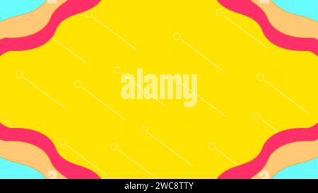CG of yellow background for title movie Stock Photo - Alamy