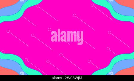 CG of magenta background for title movie Stock Photo - Alamy