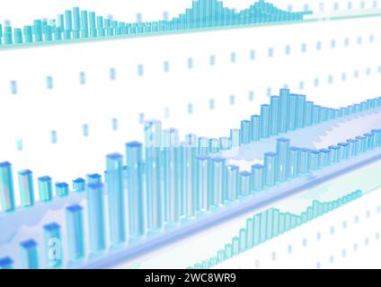 A continuous bar graph Stock Photo - Alamy