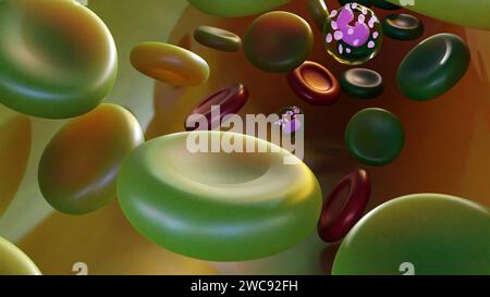 Sulfhemoglobinemia, a condition characterized by abnormally high levels ...