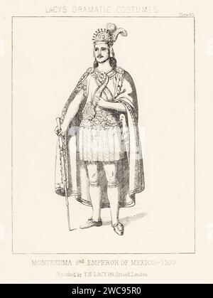Moctezuma II (1466-1520), Aztec emperor Stock Photo - Alamy