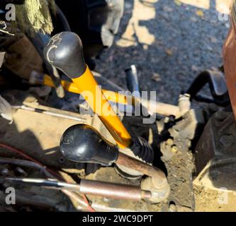 Four Speed Tractor Gearshift Stock Photo - Alamy