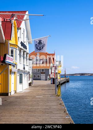 Smogen, Sweden - May 24, 2023: Idyllic colorful fisherman cabins ...