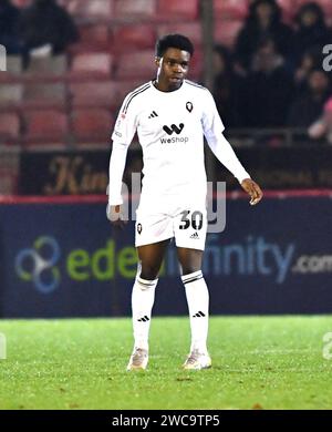 Kelly Nmai of Salford City FC makes a run during the Sky Bet League 2 ...