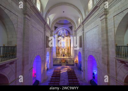 Uclés MOnastery exterior and interior architecture Stock Photo - Alamy