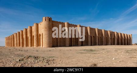 exterior, the Fortress of al-Ukhaidir or Abbasid palace of Ukhaider ...