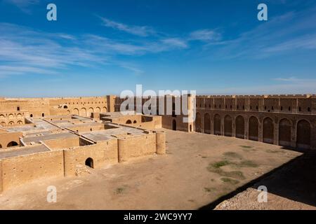 view of inner enclosure, the Fortress of al-Ukhaidir or Abbasid palace ...