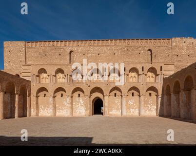 view of main reception courtyard, The Fortress of al-Ukhaidir or ...