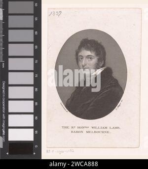 Portret van William Lamb, 2nd Viscount Melbourne, Carl Mayer, after ...