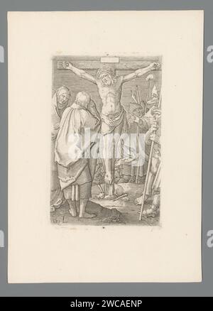 Death of Christ on the Cross, Lucas Cranach (I), 1509 print Crucifixion ...