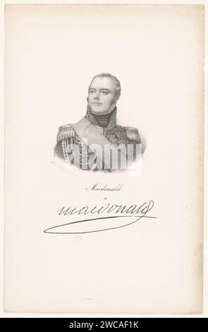 Portrait of French Marshal Étienne Jacques Joseph Alexandre MacDonald ...