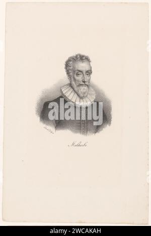 Portret van François de Malherbe, anonymous, in or after 1818 - in or ...