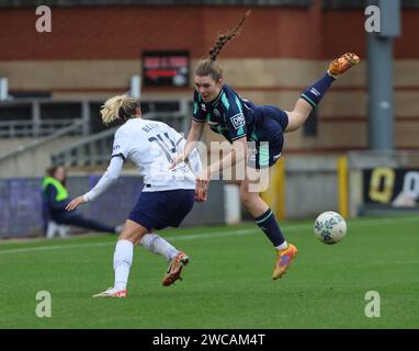L-R Rachel Brown of Sheffield United Women and Matilda Vinberg of ...