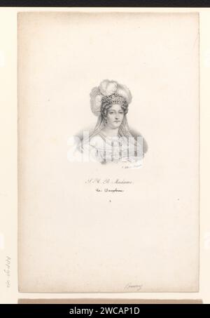 Portrait of Marie Thérèse Charlotte van France, J.L. Benoist (II ...