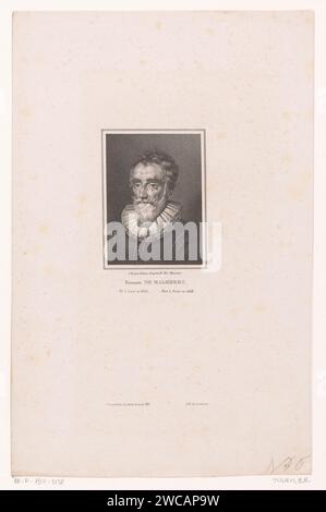 Portret van François de Malherbe, anonymous, in or after 1818 - in or ...