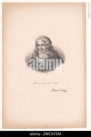 Portret van Jacques-Henri Bernardin de Saint-Pierre, Jean François ...