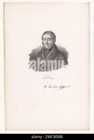 Portret Van Emmanuel de las Cases, Nicolas Maurin, 1825 - 1842 print ...