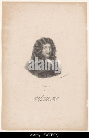 Portret van Michel Le Tellier, Pamela Dautel, After Robert Nanteuil ...