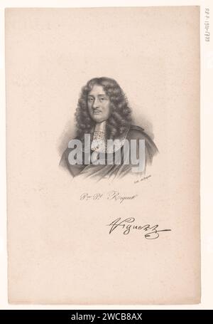 Portret van Pierre -Paul Riquet, Auguste Thomas Marie Blanchard ...