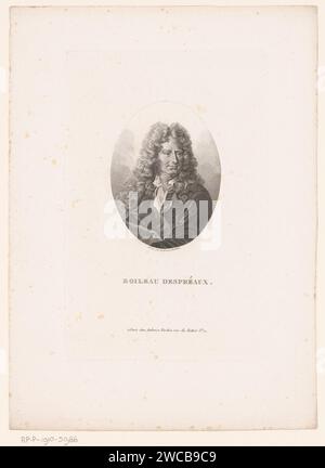 Portret Van Nicolas Boileau -Despréaux, Johannes de Groot (II), 1722 ...