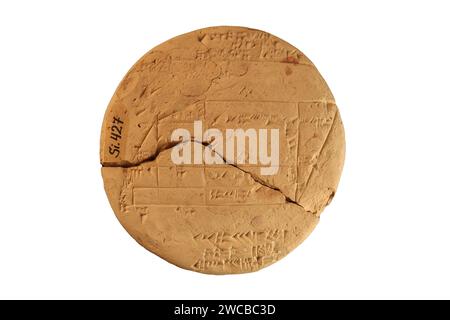 Ancient Babylon cuneiform tablet. Oldest clay tablet in the history of ...