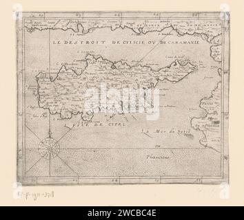 17th century Map of Cyprus and Islands Stock Photo - Alamy