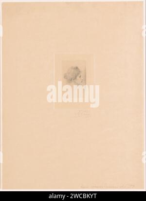 Portrayed van Louise Dance, Auguste Danse, 1895 print Japanese paper ...