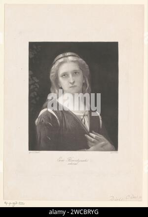 Young Florentine woman, Carl August Deis, After Alexandre Cabanel, 1833 ...