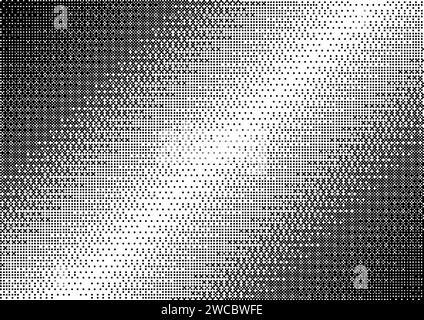 Bitmap pixel arcade game effect. Hexagon y2k halftone shape. Vector dither aesthetic gradient ...