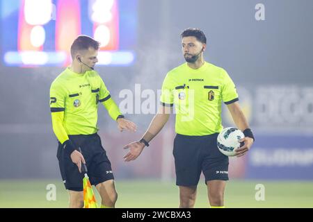 Rocourt, Belgium. 12th Jan, 2024. Jérémie Lioka lima (2) of FC Liege ...
