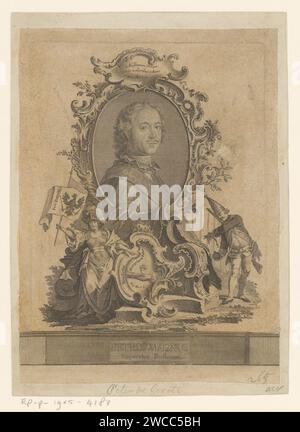 Allegorical portrait of Peter I of Russia, Peter the Great, Pyotr ...