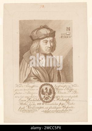 Christoph Friedrich Theodosius von Schad Half -length portrait of Hans ...